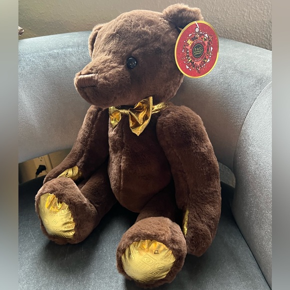 FAO Schwarz | Toys | Fao Schwarz 6th Anniversary Gold Monogram Teddy ...